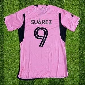 adidas | Shirts | New Player Version Inter Miami Luis Suarez 9 Pink ...